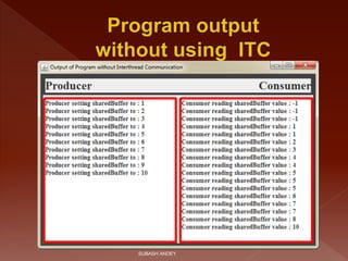 Inter thread communication | PPTX | Computing | Technology & Computing