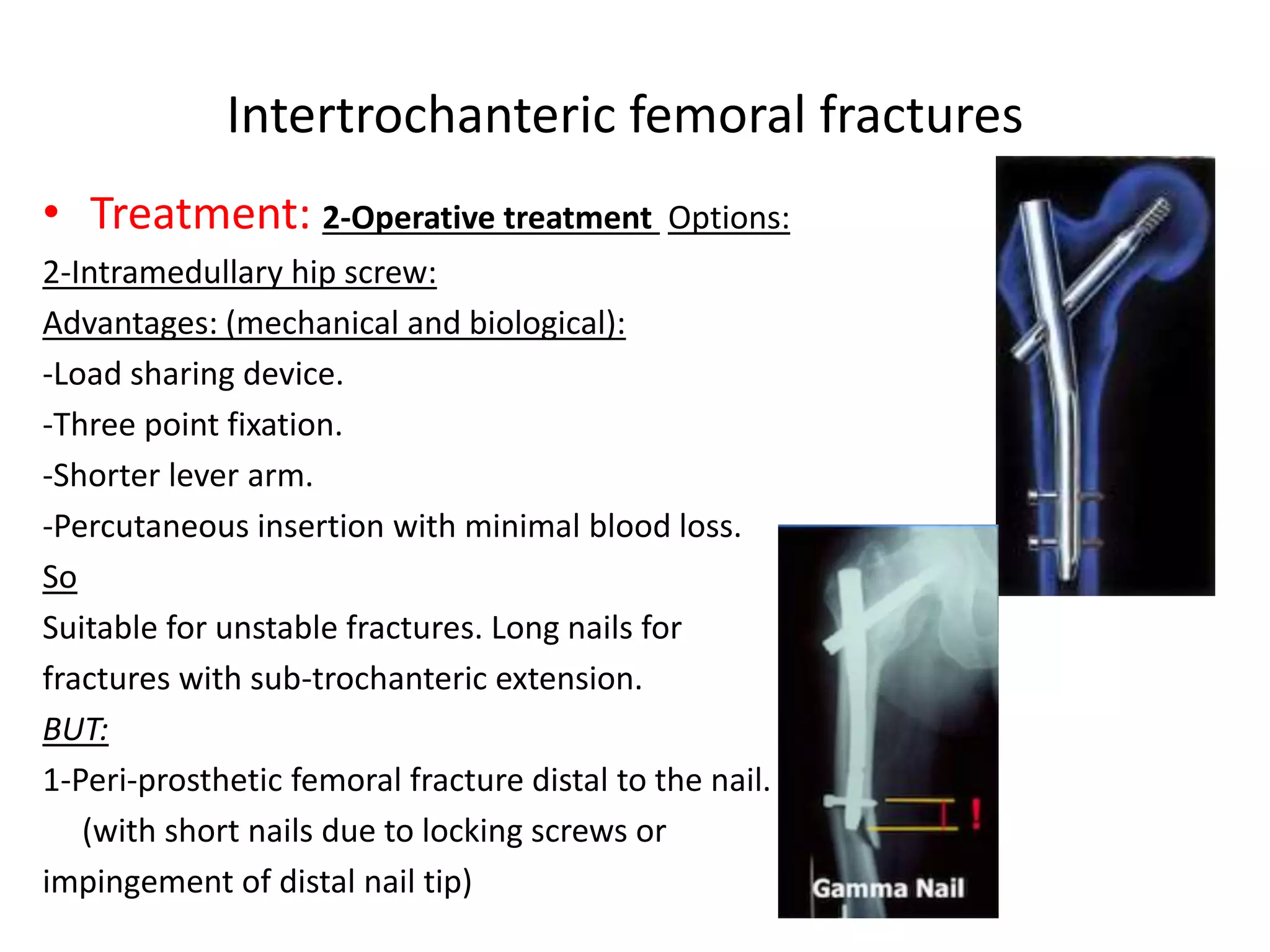 Inter trochanteric femoral fractures | PPTX