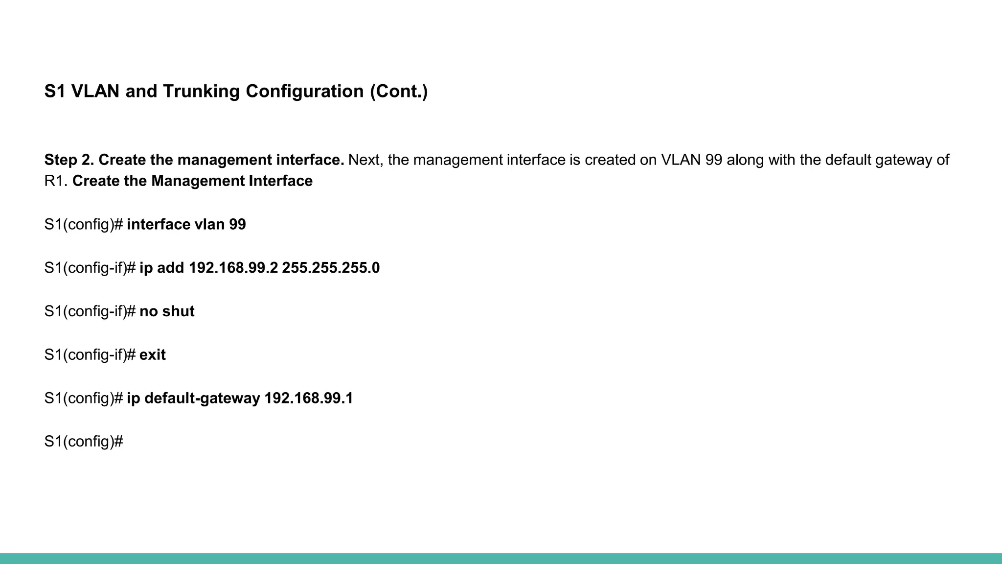 Inter vlan routing plus configuration | PPT