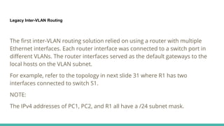 Inter vlan routing plus configuration | PPTX