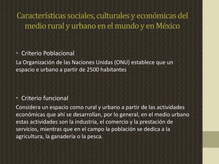 Interacciones entre el campo y la ciudad | PPTX