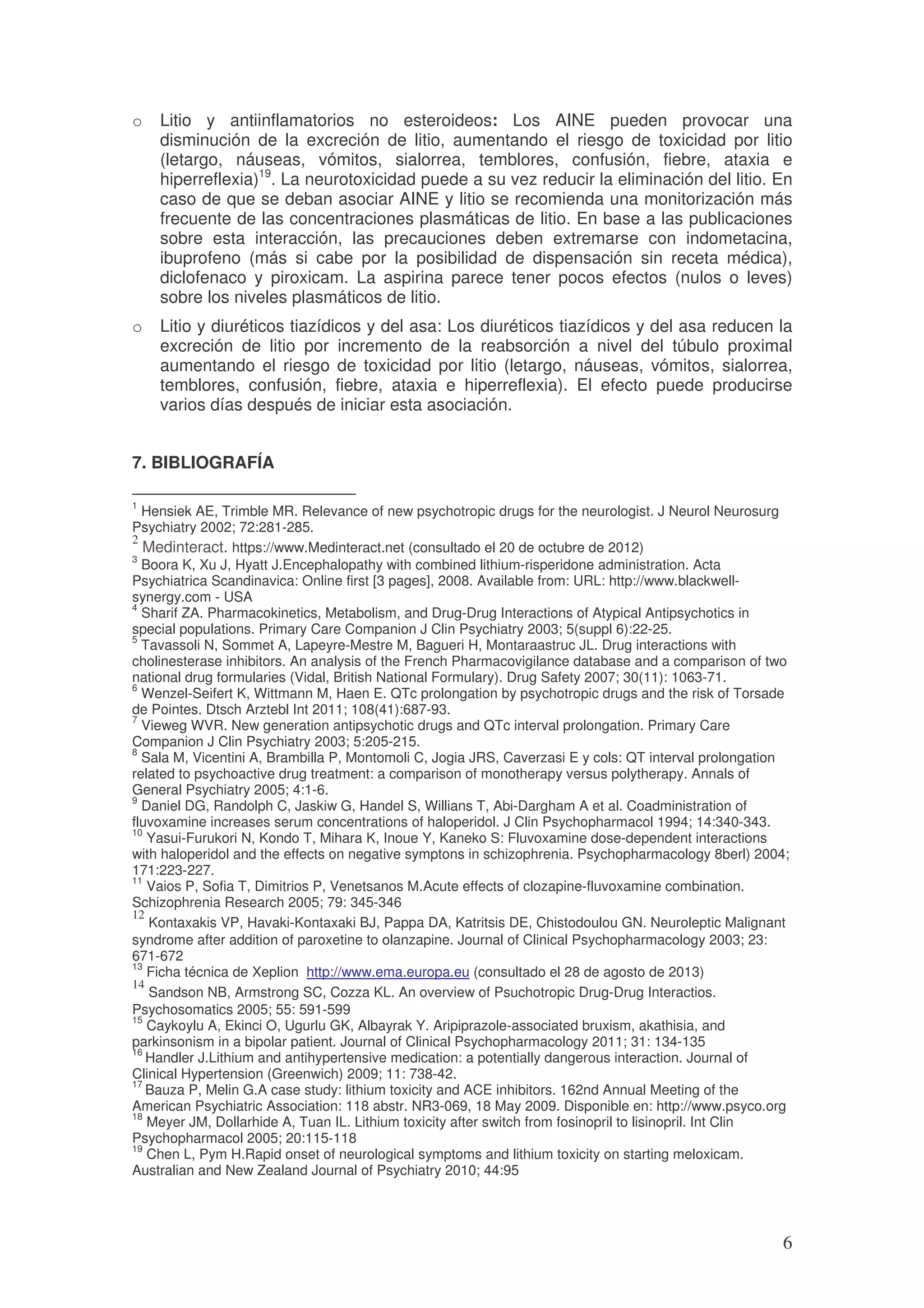 Interacciones farmacológicas en psiquiatria antidepresivos y ...