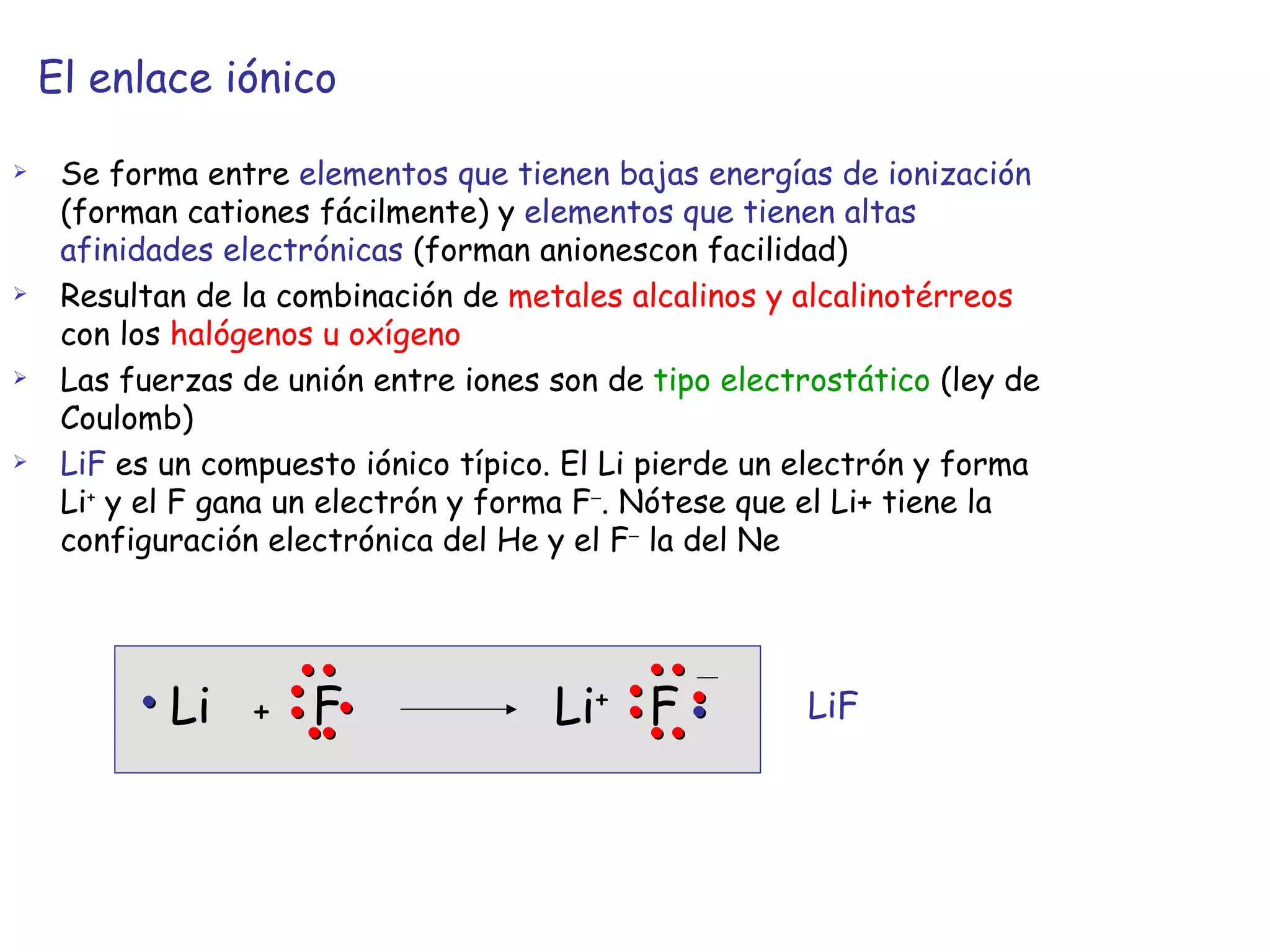 Interacciones moleculares; enlace quimico | PPT | Chemistry | Science