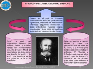 Interaccionismo Simbolico | PPT