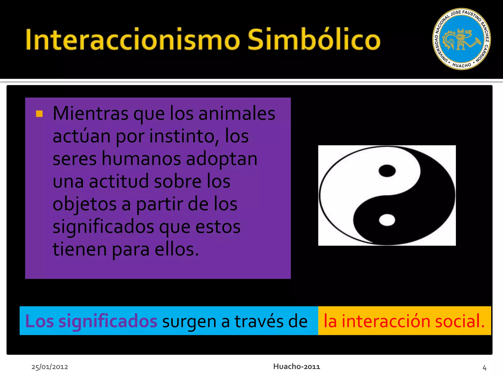 Interaccionismo simbolico | PPT