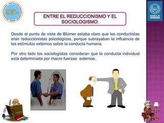 INTERACCIONISMO SIMBOLICO - Doris Alva - Vanesa Meza | PPTX