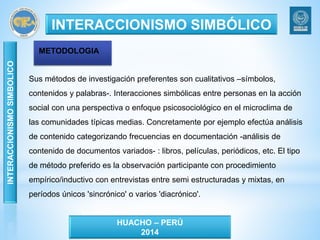 INTERACCIONISMO SIMBOLICO_V CICLO_GRUPO 5 | PPTX