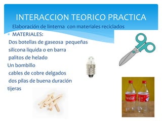 invento reciclable - linterna | PPTX
