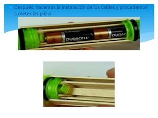 invento reciclable - linterna | PPTX