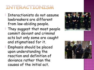 Interactionist Theories of Crime | PPT