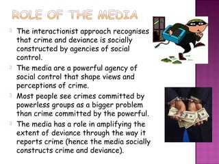 Interactionist Theories of Crime | PPT