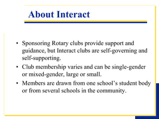 Interact Club - Basic | PPTX