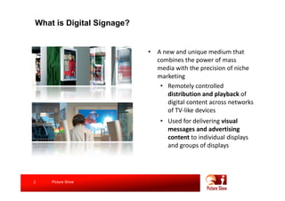 interact Digital Signage Picture Show | PPT | Free Download