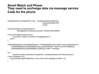 Interact your wearable and an iot device | PPT