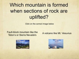 Interactive mountain quiz | PPTX