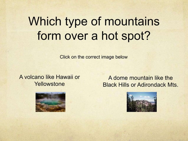 Interactive mountain quiz | PPT