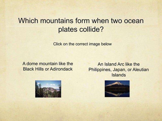 Interactive mountain quiz | PPT
