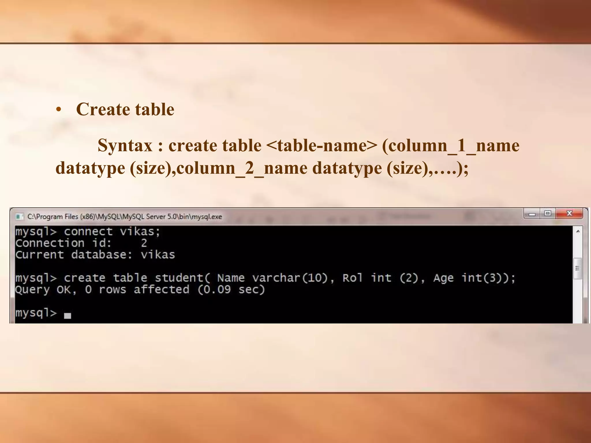 QSpiders - Interacting with My SQL Database | PPTX