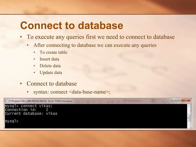 QSpiders - Interacting with My SQL Database | PPTX | Databases | Computer Software and Applications