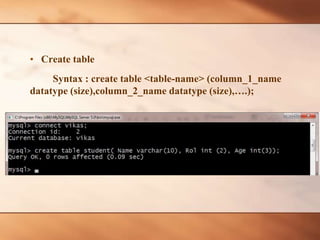 QSpiders - Interacting with My SQL Database | PPTX