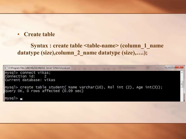 QSpiders - Interacting with My SQL Database | PPTX | Databases | Computer Software and Applications