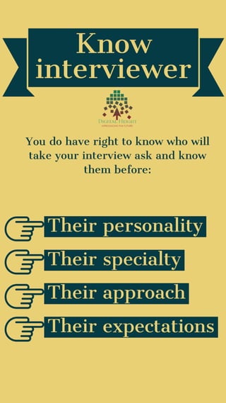 Interact in interview sliders | PDF