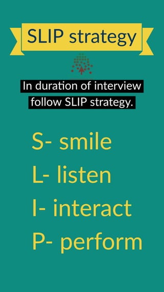 Interact in interview sliders | PDF