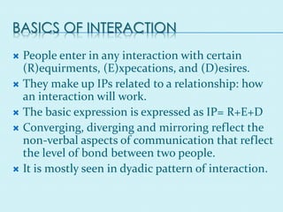 Interaction Adaptation Theory of Interpersonal Communication | PPTX
