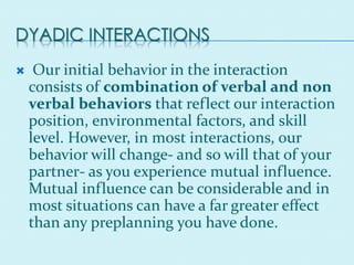 Interaction Adaptation Theory of Interpersonal Communication | PPTX