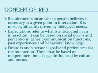 Interaction Adaptation Theory of Interpersonal Communication | PPTX
