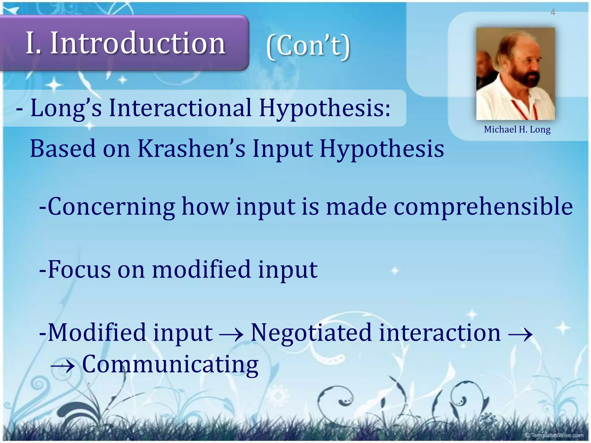 Interactional hypothesis | PPTX