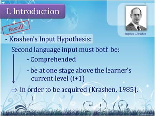 Interactional hypothesis | PPTX