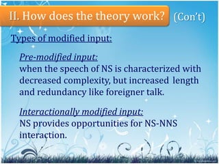 Interactional hypothesis | PPT