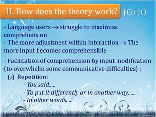 Interactional hypothesis | PPTX