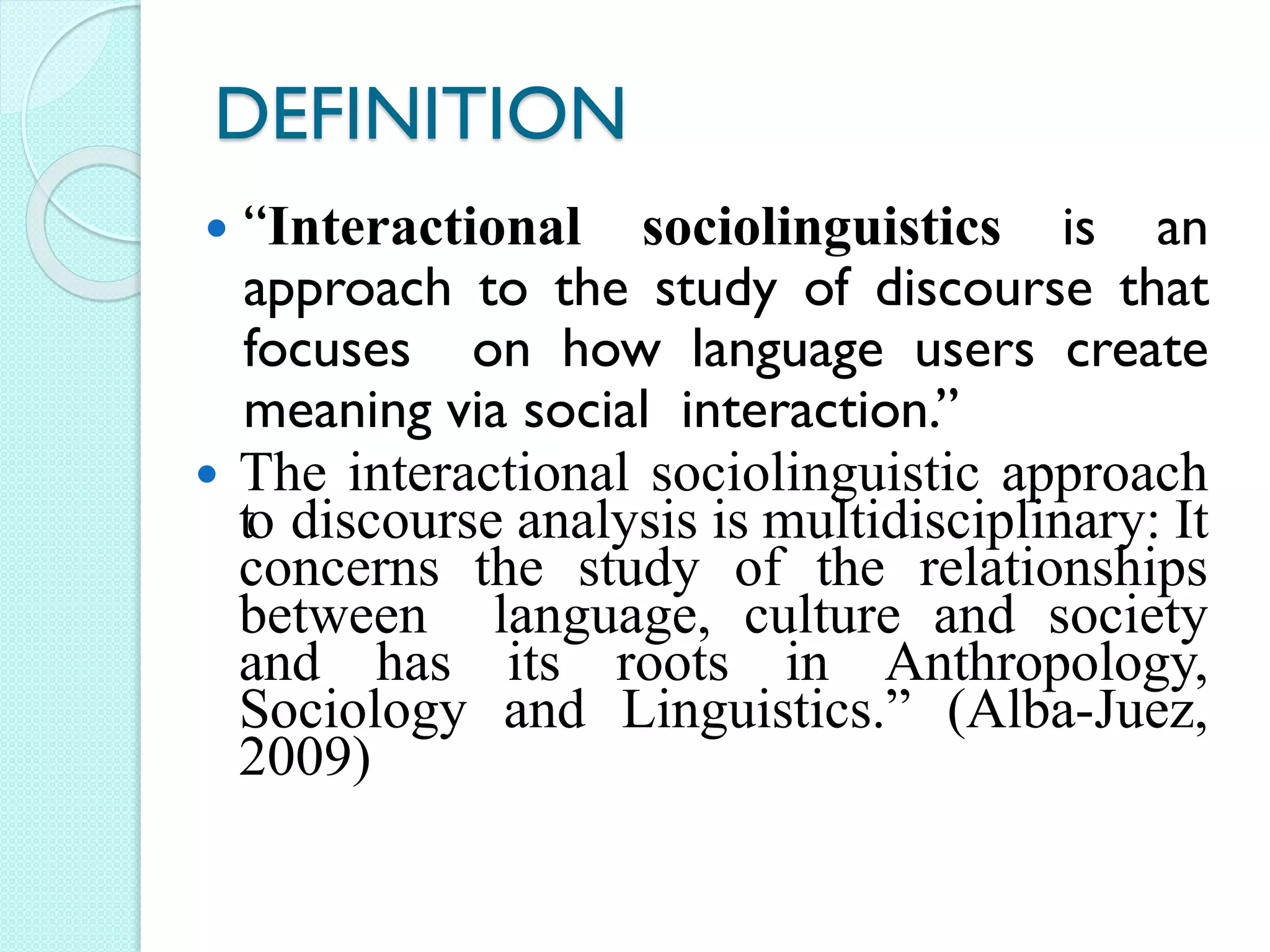 Interactional Sociolinguistic | PDF