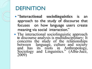Interactional Sociolinguistic | PDF