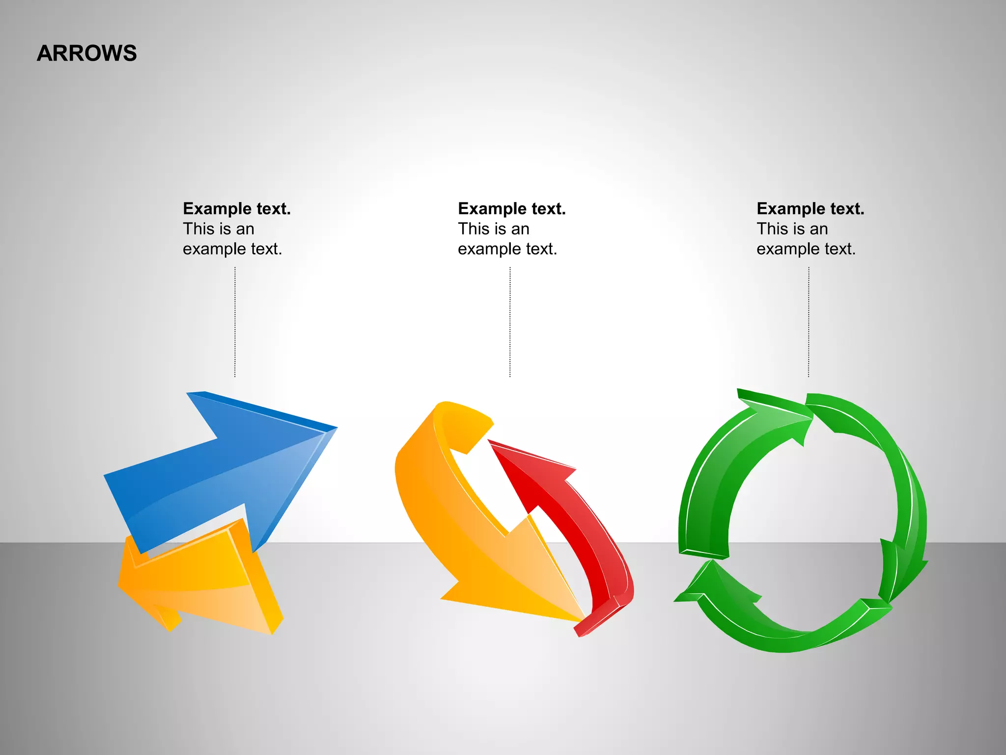 Interaction Arrows Collection Diagrams | PPT