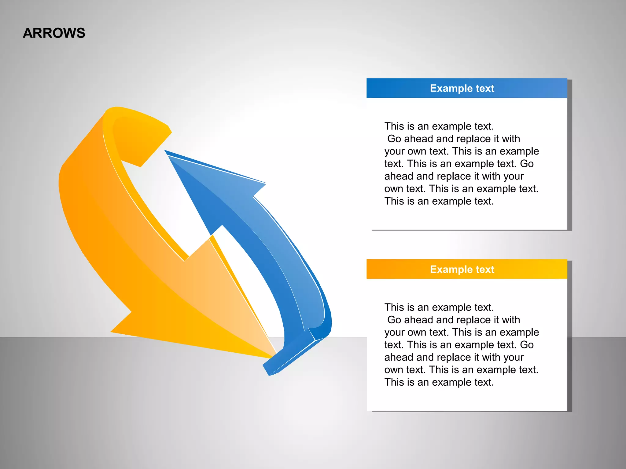 Interaction Arrows Collection Diagrams | PPT