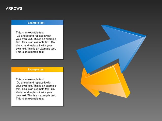 Interaction Arrows Collection Diagrams | PPT