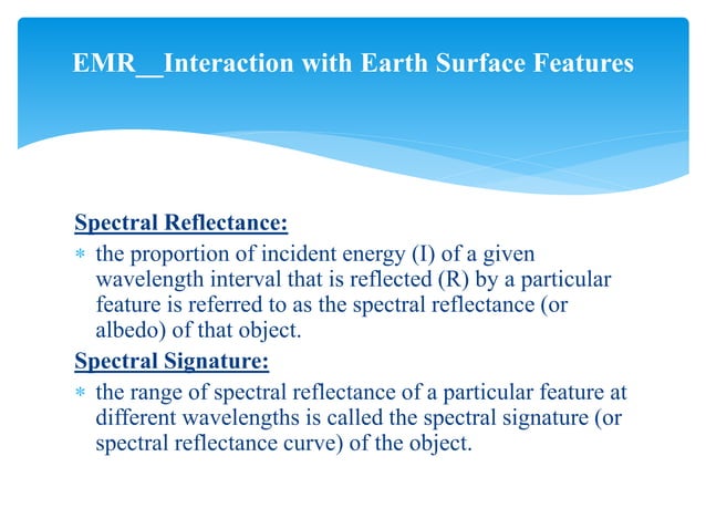Interaction between electromagnetic radiation and matter | PPTX
