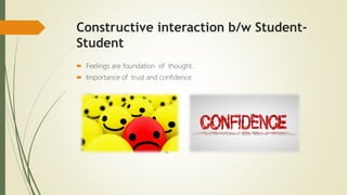 Interaction bw teacher and student | PPSX