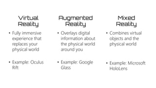 Interaction considerations with VR and AR | PPTX