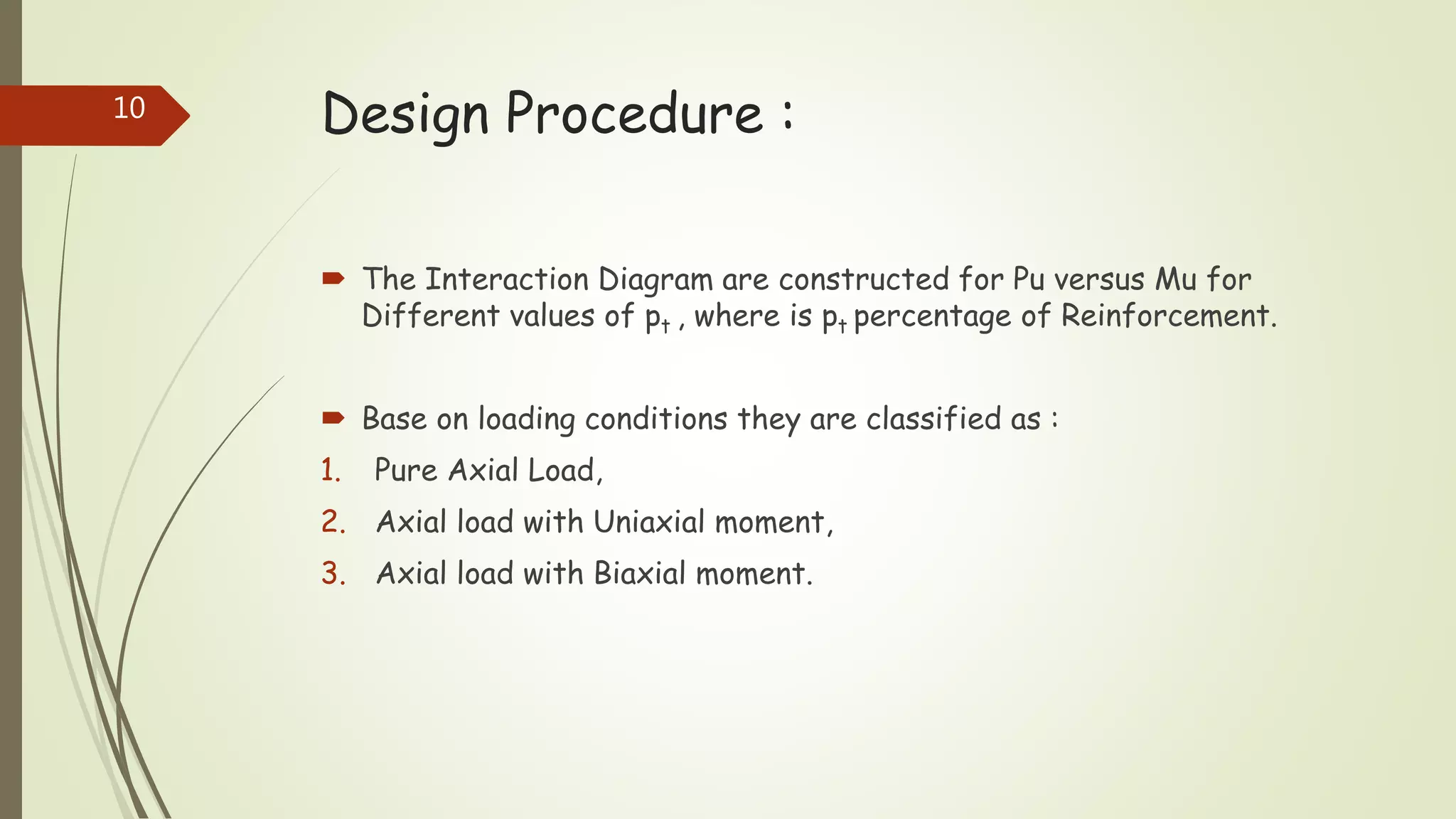 Column Interaction Diagram construction | PPTX