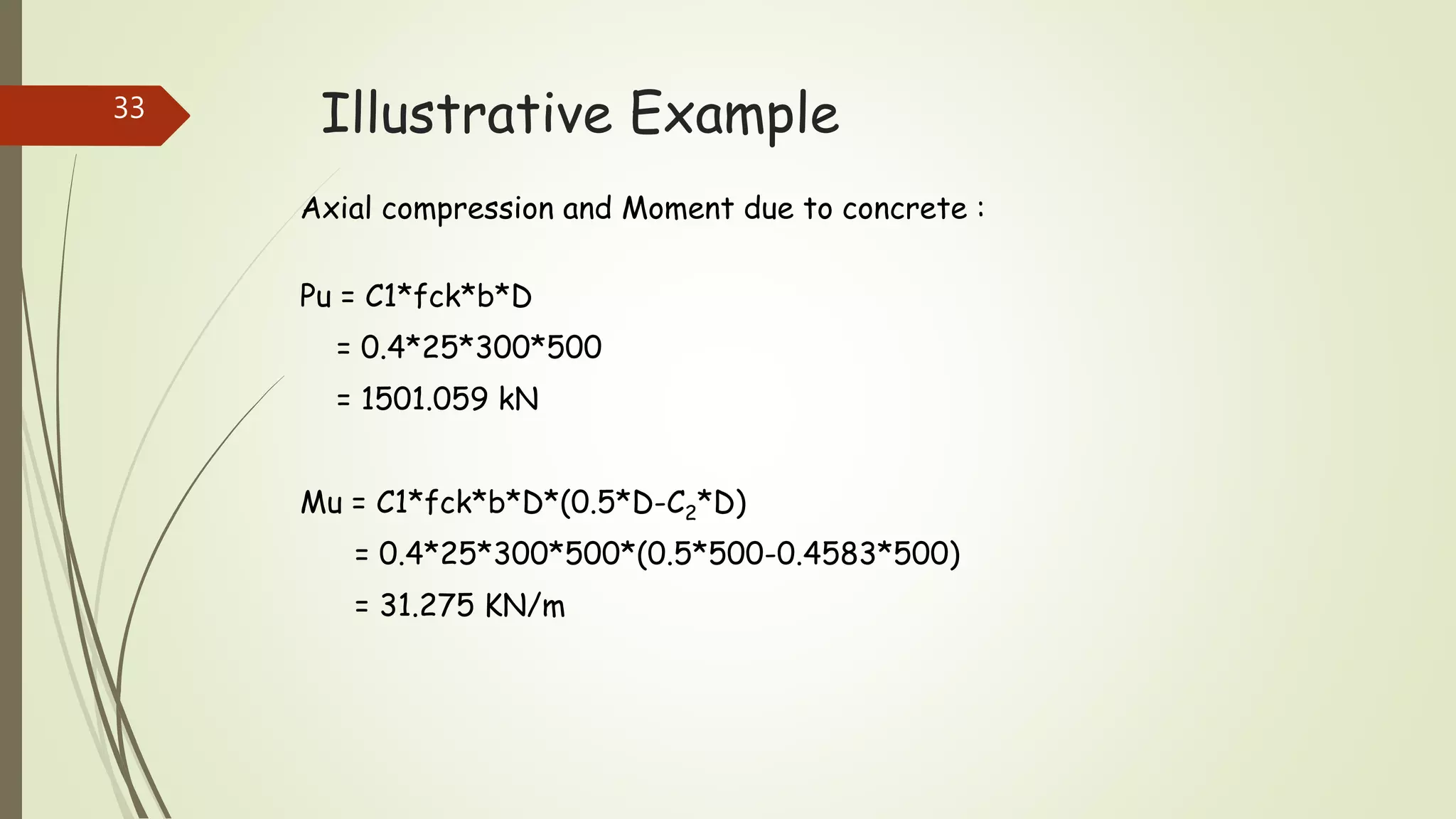 Column Interaction Diagram construction | PPTX
