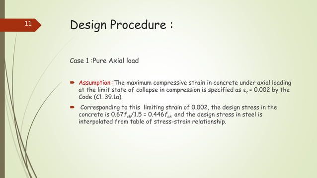 Column Interaction Diagram construction | PPTX | Civil Engineering ...