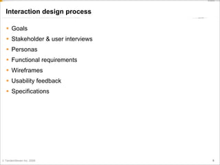 Interaction design in industry | PPT