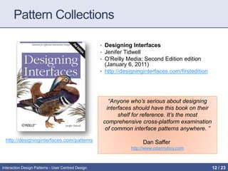Interaction design patterns | PPTX