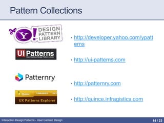 Interaction design patterns | PPTX