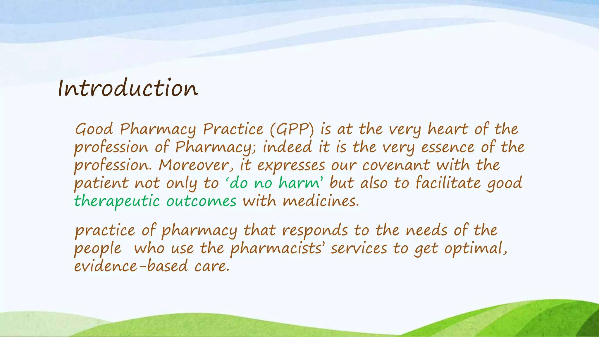 Interaction & discussion on pharmacy practice, pharmacy practice | PPT