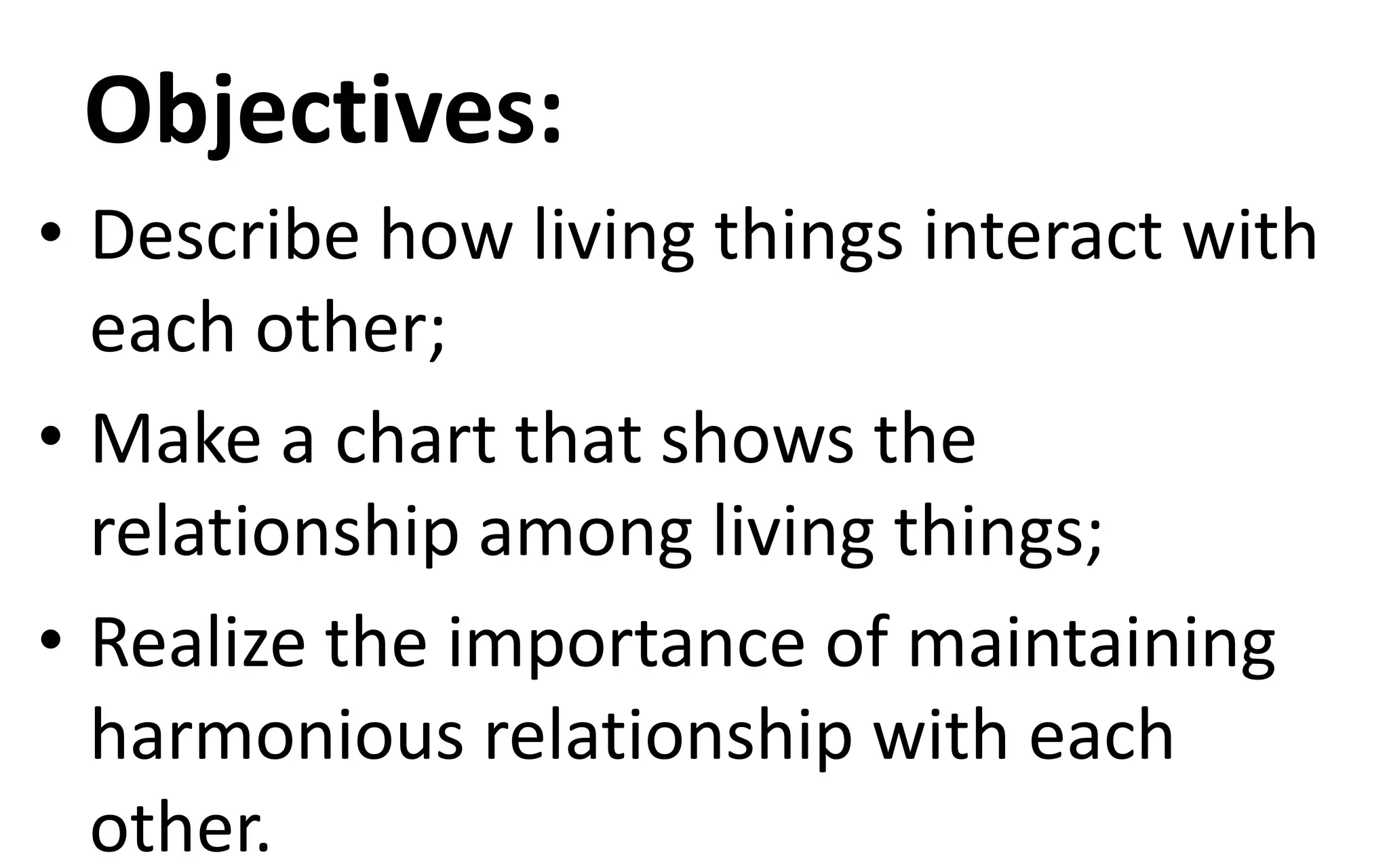 Interaction of Living Things | PPTX